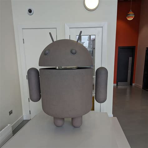 Rusty Looking Android Figurine