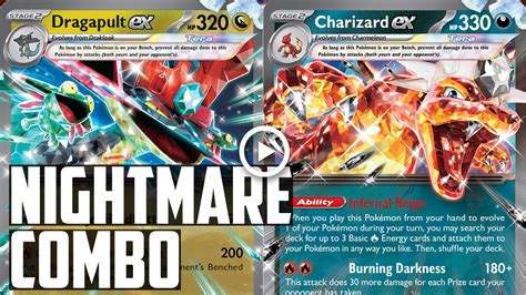 Best Attackers In One Deck Dragapult Ex With Charizard Ex Pokemon