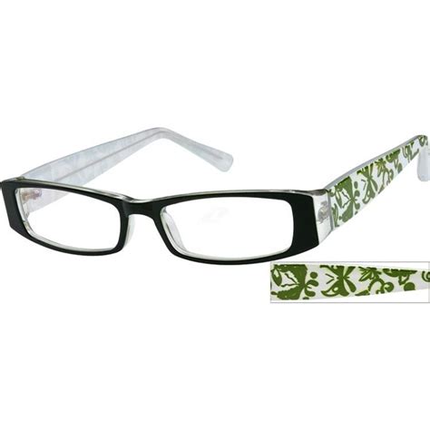 Green Rectangle Glasses 233024 Zenni Optical Zenni Funky Glasses Zenni Optical