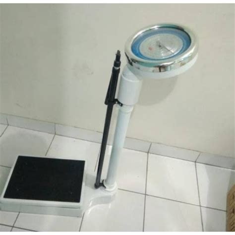 Jual ~ Alat Ukur Alat Pengukur Timbangan Berat Badan Berdiri Plus Pengukur Tinggi Badan Mekanik