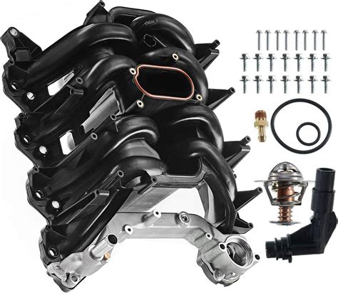 A Premium Upper Intake Manifold With Gasket Kit Replacement For Ford