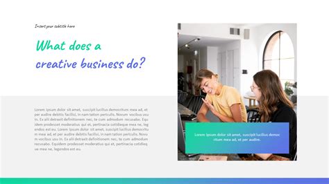 창의적인 사업 계획 파워포인트 프레젠테이션 테마