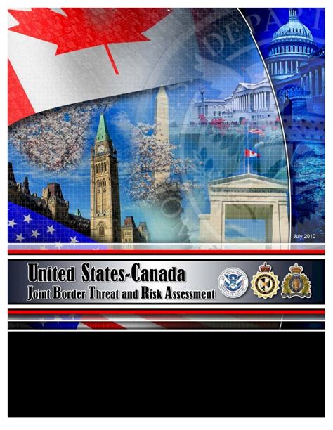 Pdf United States Canada Joint Border Threat And Risk Assessment