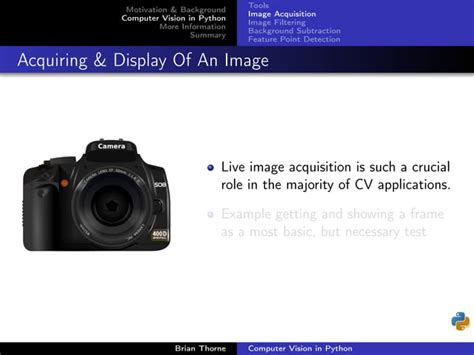 Python In Computer Vision Pdf Web Development Internet