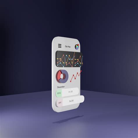 Chart And Graph 3d Blender By Hanna Nguyen On Dribbble