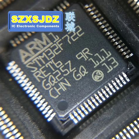 1pcs stm32f722ret6 mcu 32bit 512kb flash lqfp64 32f722ret6 new