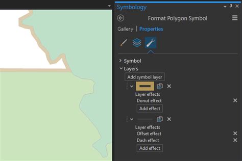 Arcgis Pro How Can I Add Layer Effects To All Values With Unique Value Symbology Geographic
