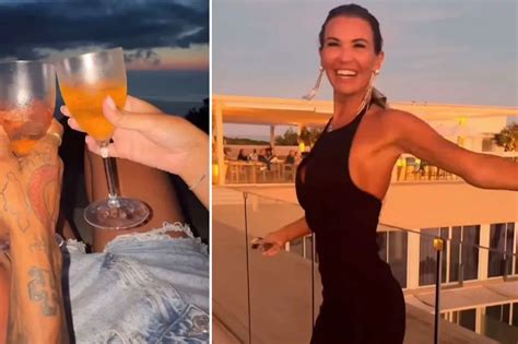 Christine Mcguinness Topless Snap And Drink With Mystery Date Sends Fans Into Meltdown The Mirror