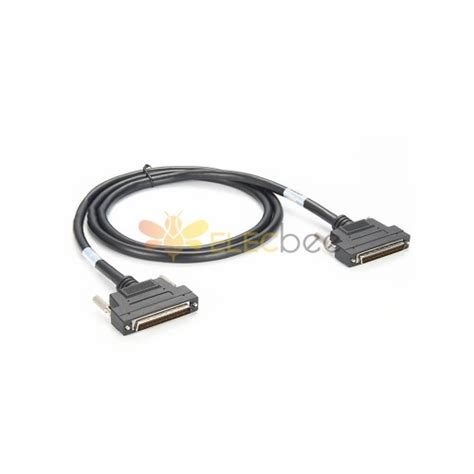 VHDCI 68Pin Straight Male To SCSI 3 Hpdp68Pin Male Straight Connector With Cable 1 5M