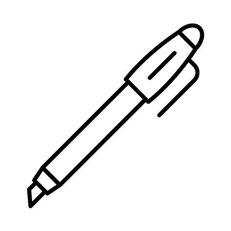 Premium Vector Sharpie Line Illustration