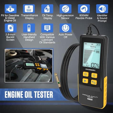 Engine Engine Oil Tester Kit Transmittance And Temperature Diagnostic