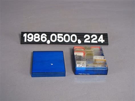 Fluorescent Test Slides National Museum Of American History