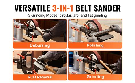 Vevor Belt Grinder Sander 72 X 2 Inch Variable Speed Belt Polisher