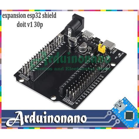 jual i o expansion esp32 shield esp32 doit v1 30p base plate extension