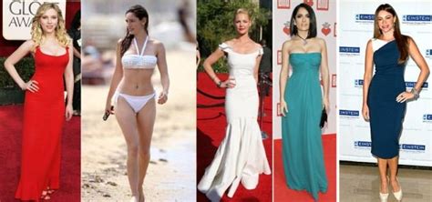 Hourglass Body Shape Dresses Shaper Workouts Celebrities With