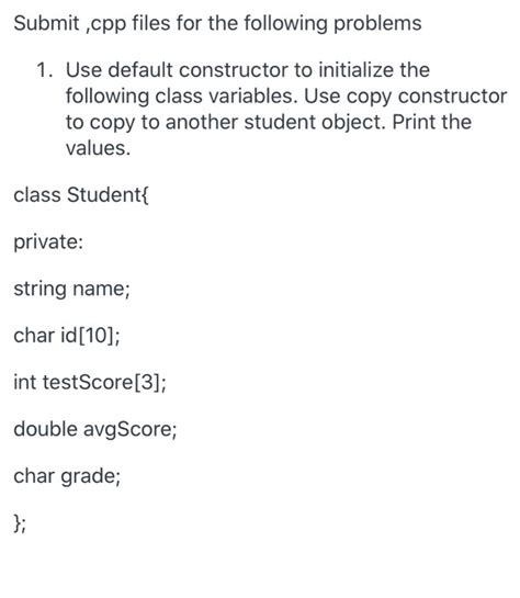 solved submit cpp files for the following problems 1 use