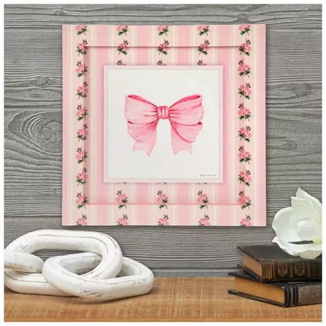 Pink Bow And Stripes Wood Wall Decor Hobby Lobby 2558401