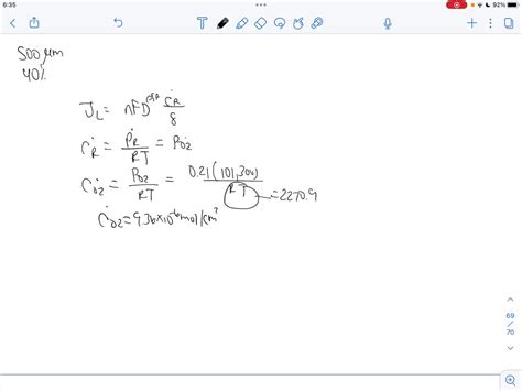 Solved 5 4 Using Equation 5 10 Calculate The Limiting Current Density