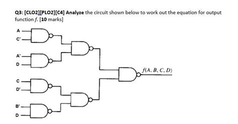 Solved Q3: [CLO2][PLO2][24] Analyze the circuit shown below | Chegg.com