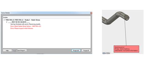 Mesh Failed Body Failure Please Inspect Mesh Failures While Generating A Mesh Or
