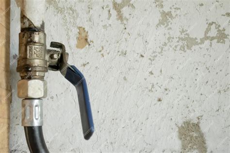 Premium Photo Overlapping The Gas Pipe Open Gas Valve