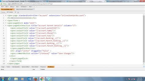 Visualforce Custom Inline Vf Page Not Display The Section
