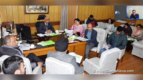 Principal Secretary Suresh Kumar Gupta Reviews Functioning Of Libraries Research Department
