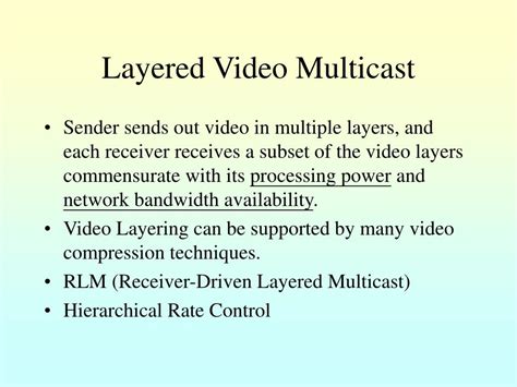 PPT Video Multicast Over The Internet IEEE Network March April PowerPoint Presentation