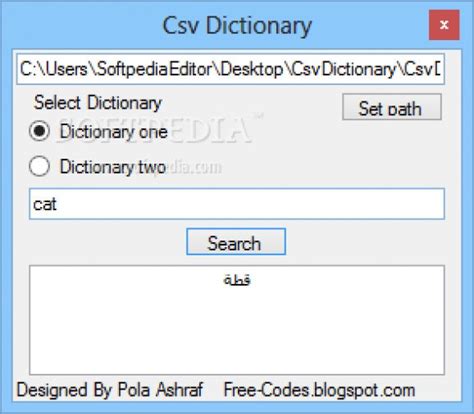 Csv Dictionary Download Softpedia