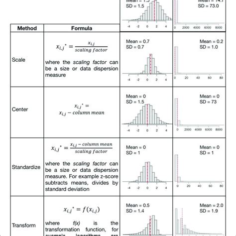 Common Data Preprocessing Steps Include Scaling Centering