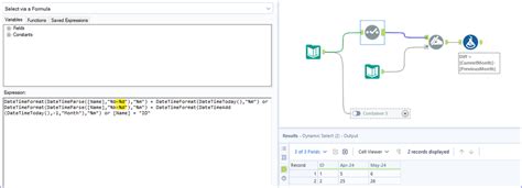 Select Columns Dynamically Based On Current Month Alteryx