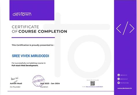 Sree Vivek Mirudoddi On Linkedin Fullstackwebdevelopment Mernstack Devtowncertification
