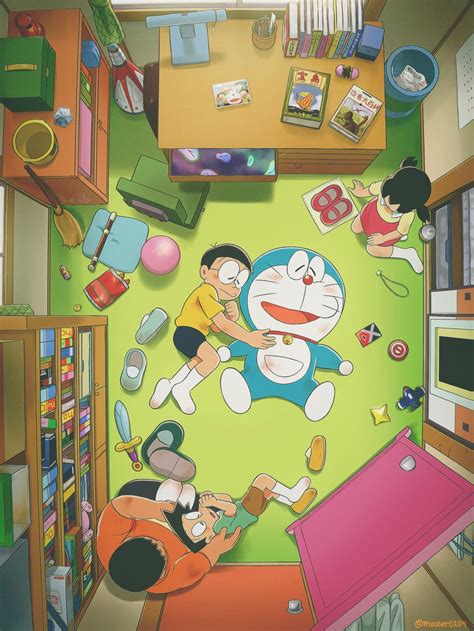 Doraemon Nobi Nobita Minamoto Shizuka Gouda Takeshi And Honekawa Suneo Doraemon Drawn By