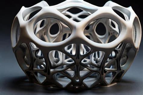 Lattice Structure 3d Printing Premium Ai Generated Image