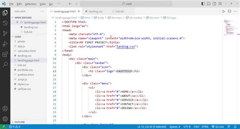 Harsh Gupta On Linkedin Codsoft Internship Webdevelopment Htmlcssjavascript Landingpage