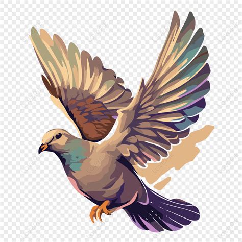나는 비둘기 벡터클립 아트만화상표 Png 일러스트 무료 다운로드 Lovepik