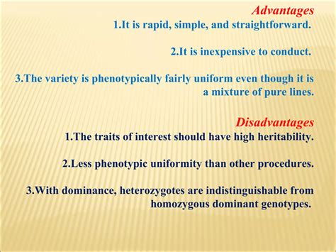 Breeding Self Pollinated Crops Ppt Agriculture Industries