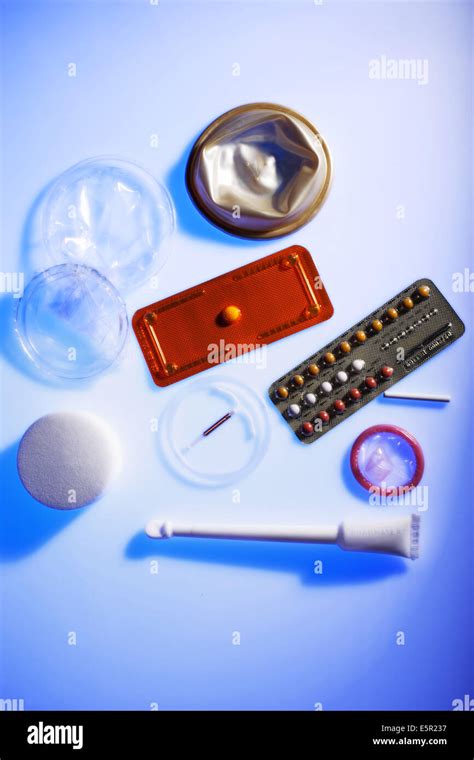 Different Contraceptive Methods Stock Photo Alamy