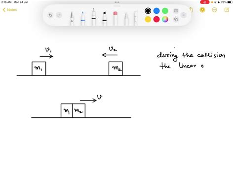 solved two objects m and m2 approach each other along a straight line with speeds v1 and v2 as