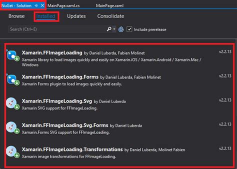 Xamarin Forms FFImageLoading App