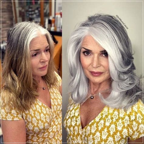 Pin By Duchessii On Fabulous Long Gray Hair Grey Hair Inspiration