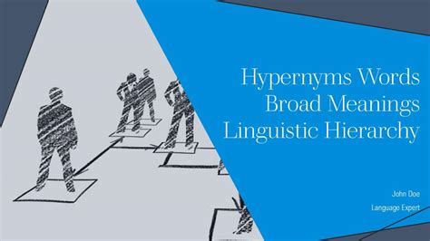 hypernyms words broad meanings linguistic hierarchy ppt powerpoint st
