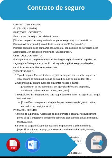 Contratos Para Descargar 【 Para Llenar Word Pdf