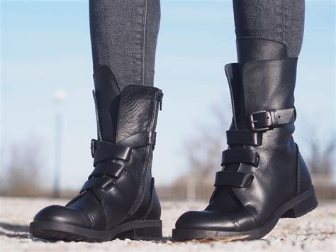 Womens Genuine Leather Boots Black Leather Boots Leather Boots Women