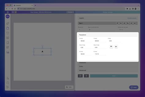 Transforming An Element Customily