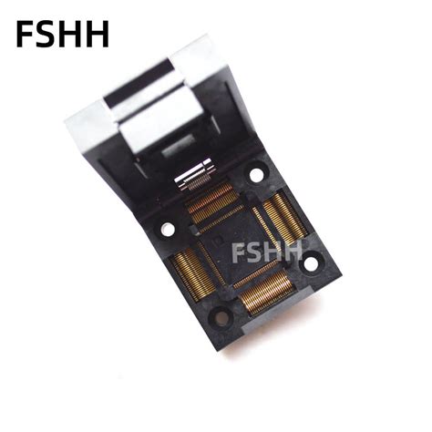 Qfp 100 05 01 Test Socket Clamshell Tqfp100 Lqfp100 Pqfp100 Socket