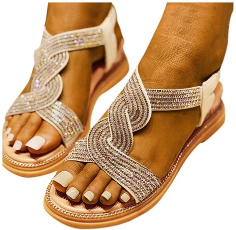 Diamond Flat Wedding Sandals