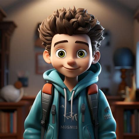 Premium Ai Image 3d Cartoon Illustration Of Massimo