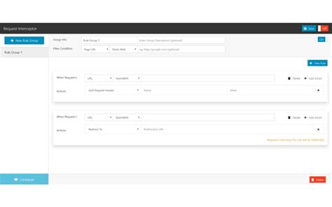 Request Interceptor Chrome Web Store