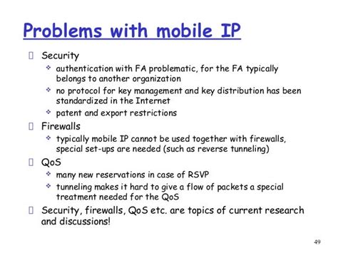 mobile ip mobile communication internet protocol